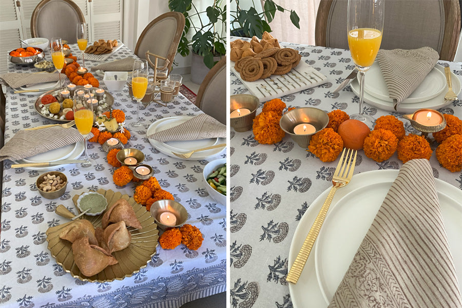 How to Create a Festive Diwali Tablescape: Decor Ideas for the Festiva ...